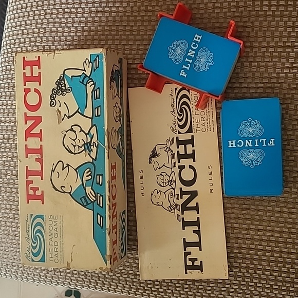 Parker Brothers | Games | Vintage 963 Parker Brothers Flinch The Famous ...
